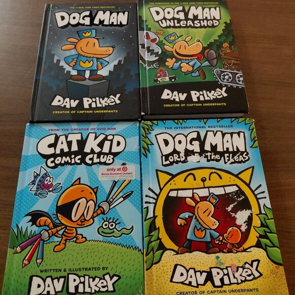 Other | Dogman Cat Kid Book Lot Collection Dav Pilkey Kids | Poshmark